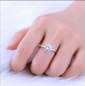 Ann & Dan Fashion | Jewelry | Sterling Silver Cubic Zirconia Stone S925 Ring | Poshmark